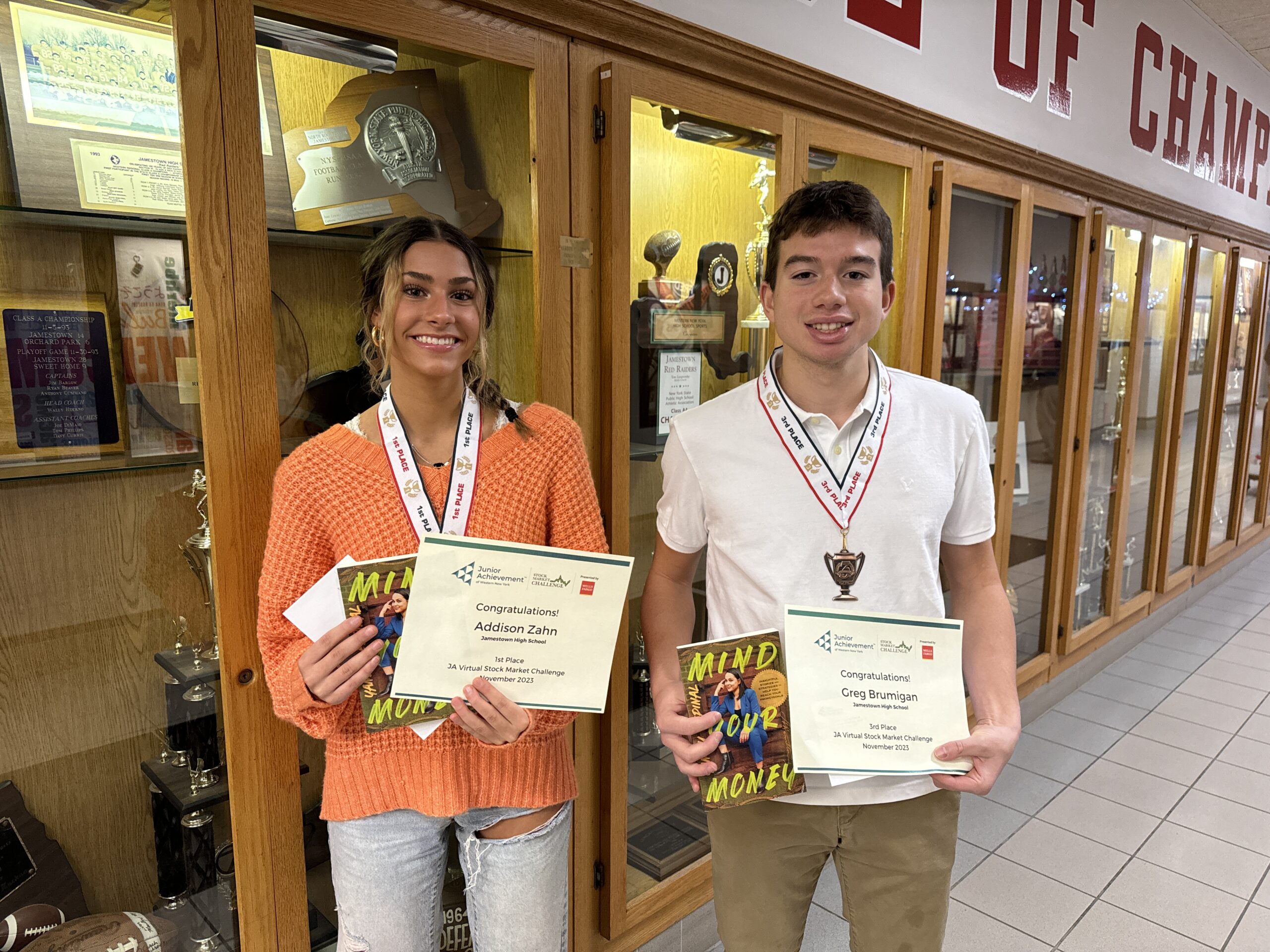 JHS Students Finish First, Third In WNY Stock Market Challenge | News ...